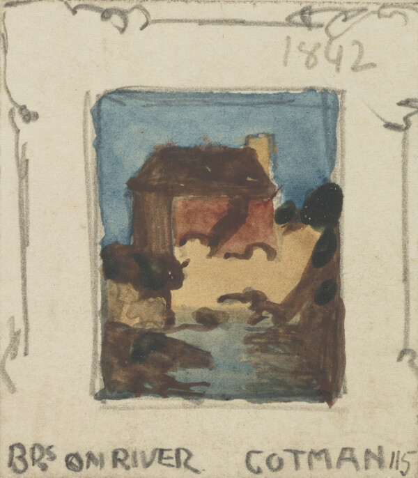 Buildings on a River by Stanley Cursiter | National Galleries of Scotland