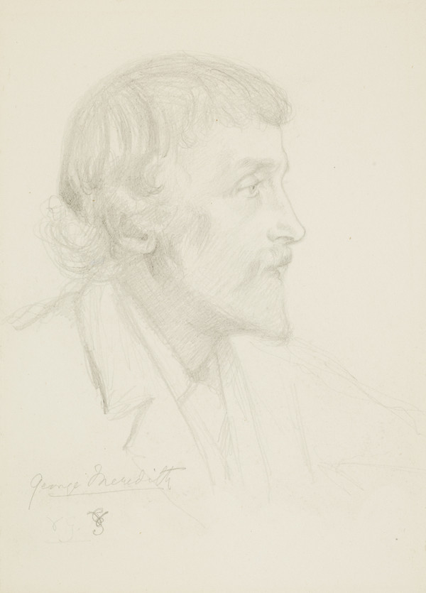 George Meredith, 1828 - 1909. Novelist and poet by Duchess of Viole ...