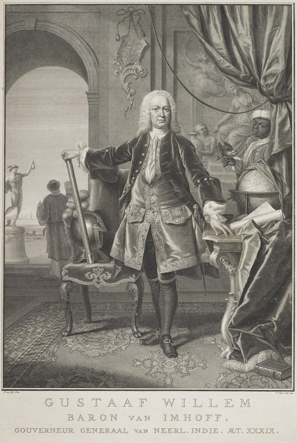 Gustaf Willem, Baron de Imhoff, 1705 - 1750. Dutch colonial ...