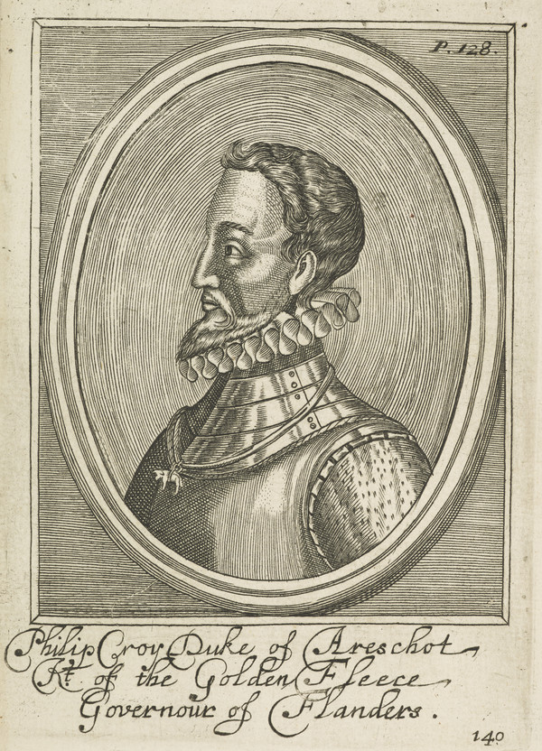 Philip Croy, fl. 16th century, Duke of Aerschot. Governor of Flanders ...