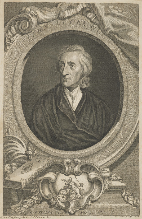 John Locke, 1632 - 1704. Philosopher by George Vertue | National ...