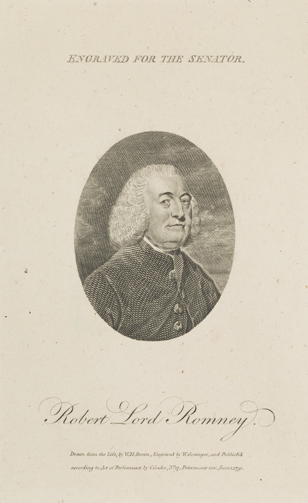 Robert Marsham, 2nd Baron Romney, 1712 - 1794. President of the Marine ...