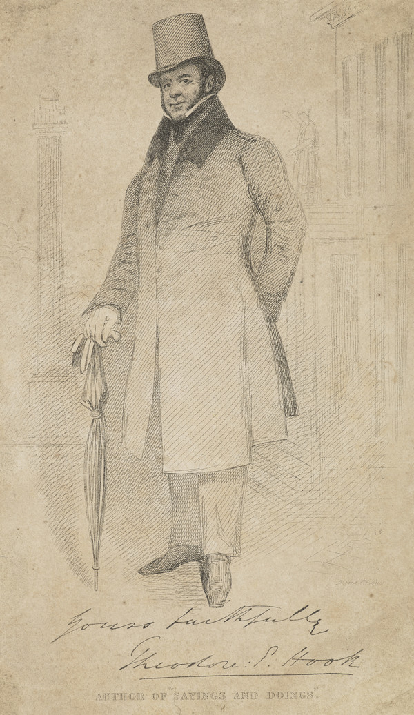 Theodore Edward Hook, 1788 - 1841. Wit and author by Alfred Croquis ...