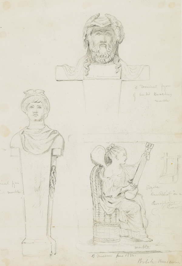 Copy after Herms and a Classical Bas Relief in the British Museum by ...