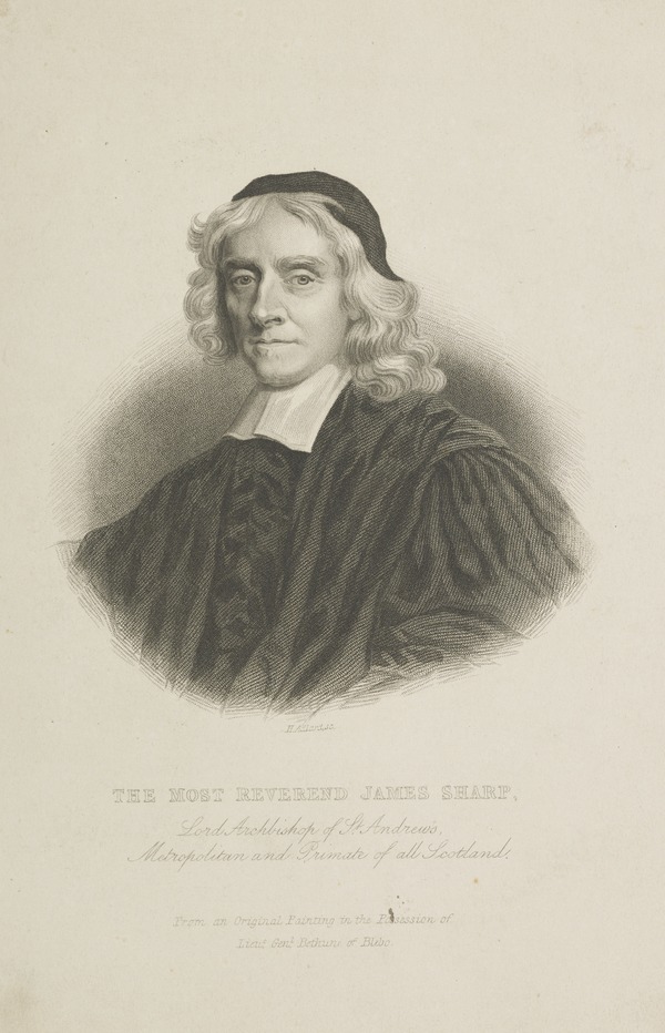James Sharp, 1613 - 1679. Archbishop of St Andrews by Henry Adlard ...