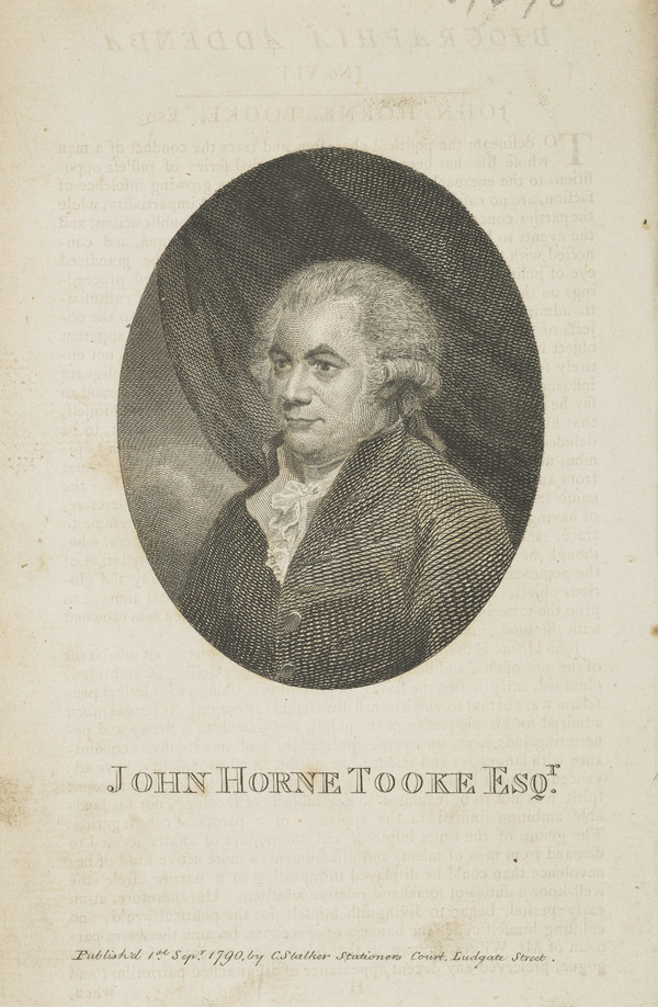 John Horne Tooke, 1736 - 1812. Politician | National Galleries of Scotland