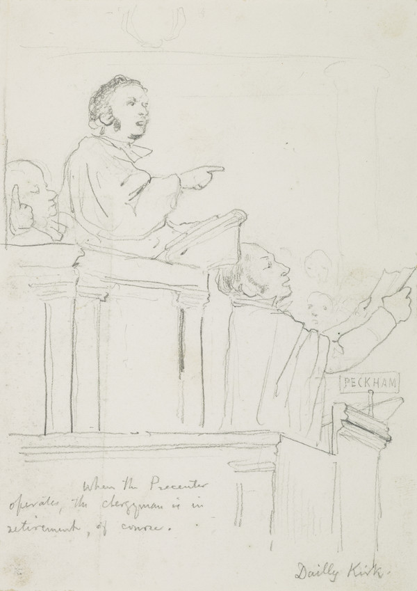 A Minister and a Precenter at Dailly Kirk, Ayrshire by William Bell ...