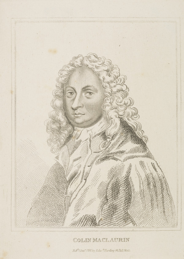 Colin Maclaurin, 1698 - 1746. Mathematician | National Galleries of ...