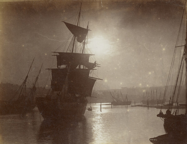 Sailing ships, Whitby Harbour by Frank Meadow Sutcliffe | National ...