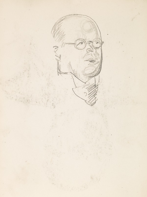 Sketch of a man's head by Emilio Coia | National Galleries of Scotland