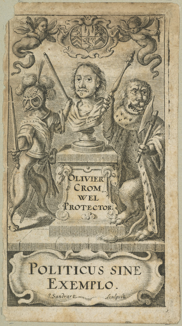 Oliver Cromwell, 1599 - 1658. Lord Protector by J. Sandrart | National ...
