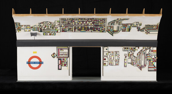 Central and Northern Lines Tottenham Court Road Tube Station Model by ...