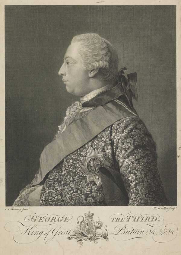 King George III, 1738 - 1820. Reigned 1760 - 1820 by William Woollett ...