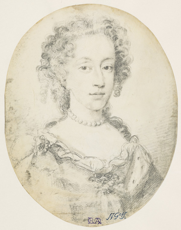 Mary of Modena, 1658 - 1718. Consort of James VII and II by Robert ...