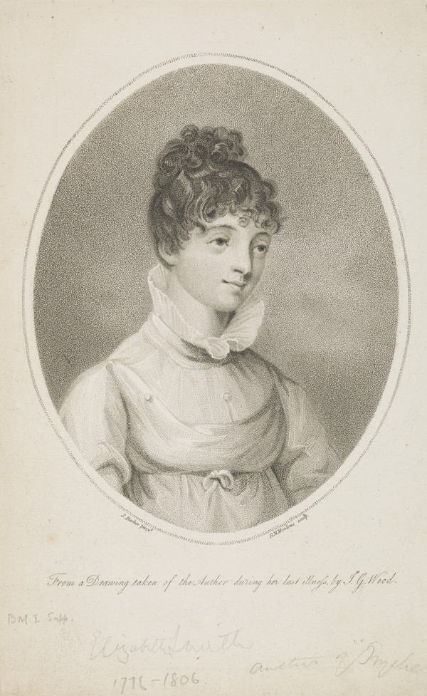Elizabeth Smith, 1776 - 1806. Poet by Robert Mitchell Meadows ...
