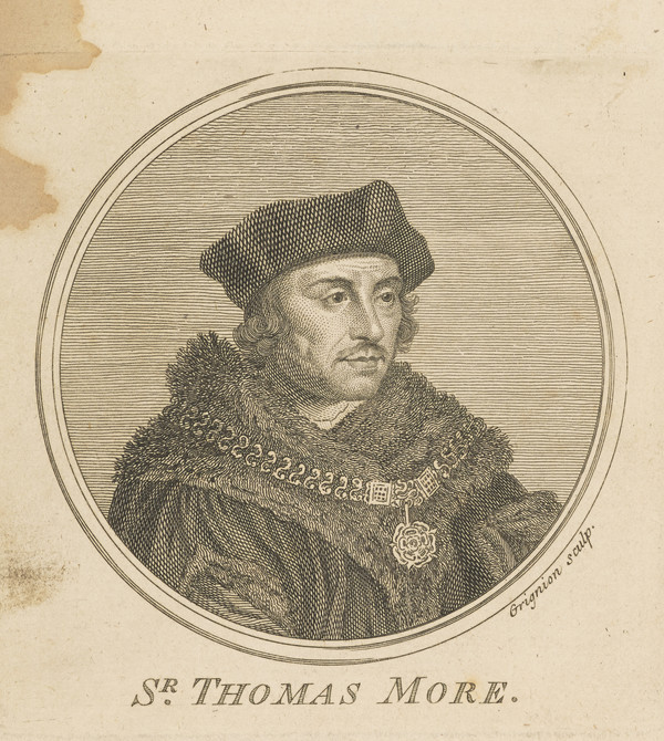 Sir Thomas More, 1478 - 1535. Lord Chancellor by Charles Grignion ...