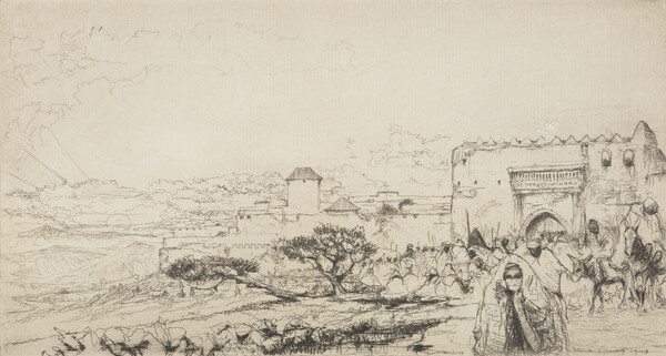 The Approach to Tetuan [MH 137] by James McBey | National Galleries of ...