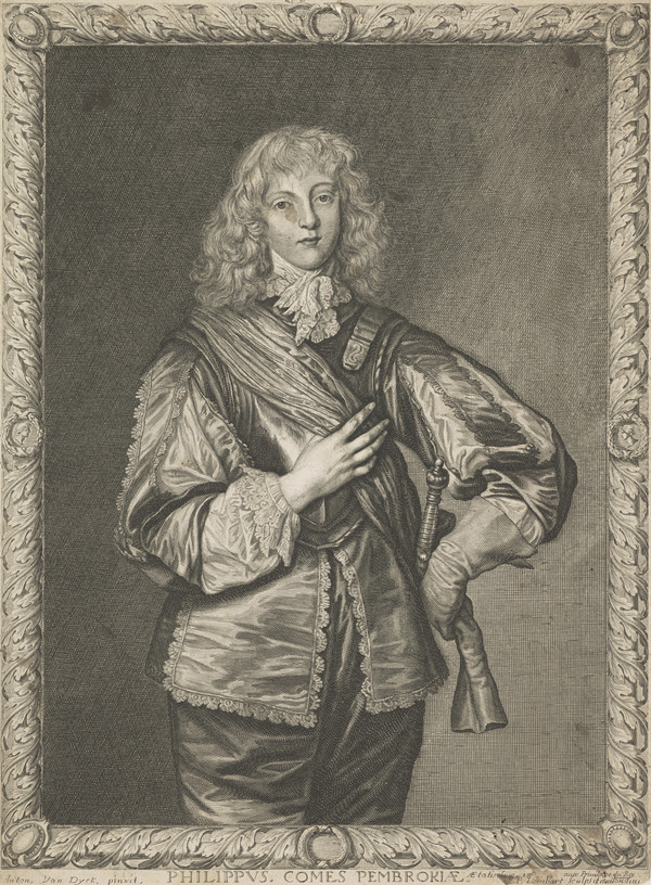 Philip Herbert, 5th Earl of Pembroke, 1619 - 1669 by Pierre Lombart ...