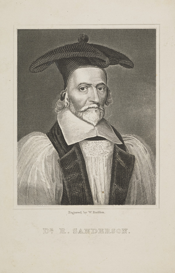 Robert Sanderson, 1587 - 1663. Bishop of London by William Raddon ...