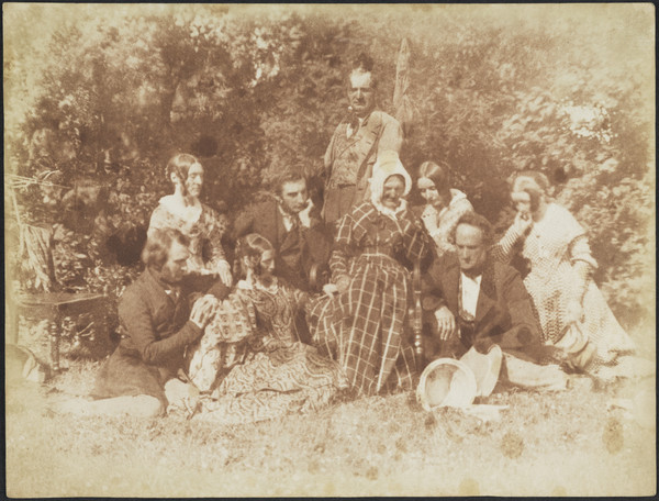 The Adamson family: behind, Miss Melville Adamson, Alexander, Mrs John ...