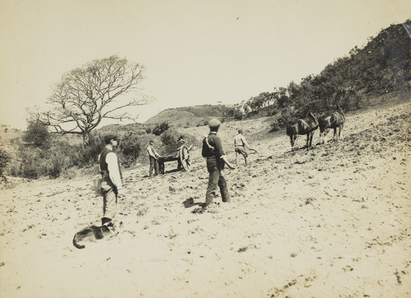 Unknown Landscape with Men Ploughing | National Galleries of Scotland