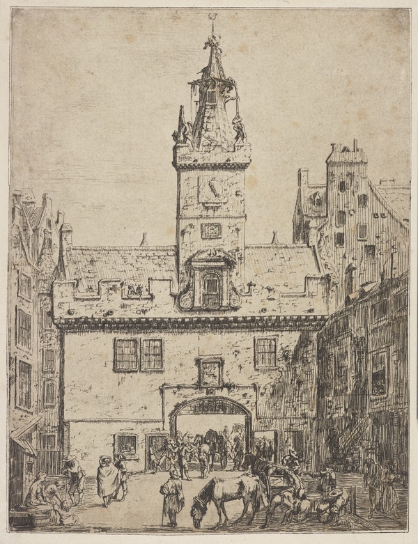 The Taking Down of the Netherbow Port by John Runciman | National ...