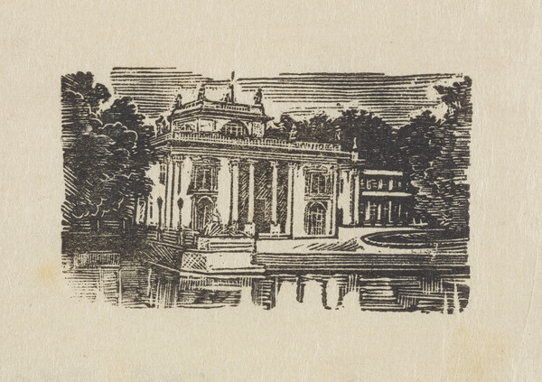 Vignette: House with Lake by Jozef Sekalski | National Galleries of ...