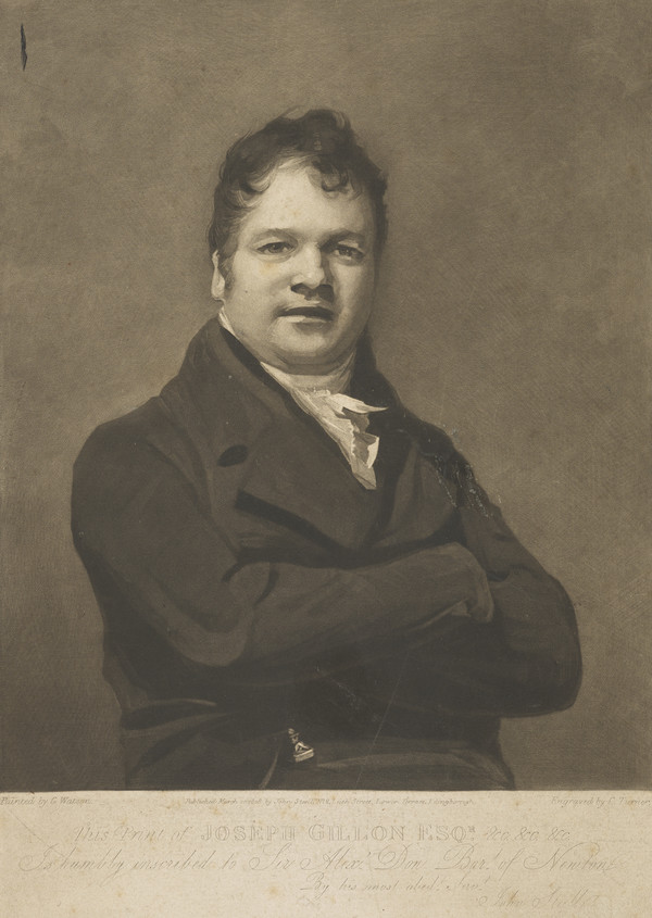 Joseph Gillon, active 1800 - 1808. Solicitor in Edinburgh by Charles ...