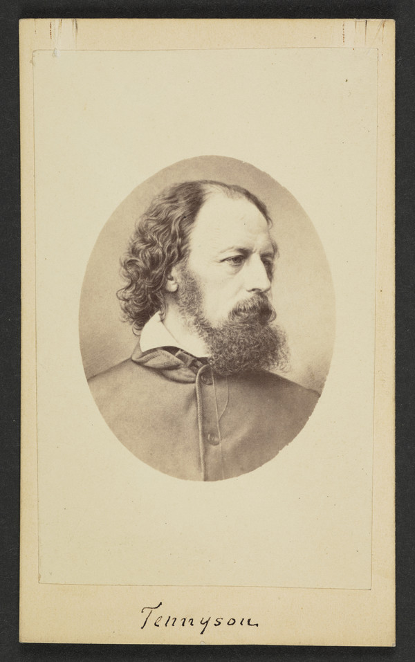 Portrait of Alfred, Lord Tennyson, Poet and Author by John Jabez Edwin ...