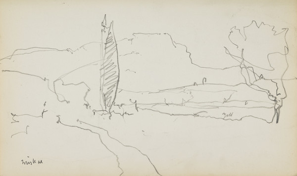 Sketch of landscape by James Paterson | National Galleries of Scotland