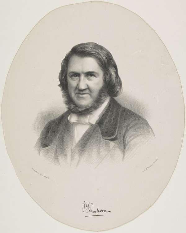 Sir James Young Simpson, 1811 - 1870. Discoverer of chloroform by W.H ...
