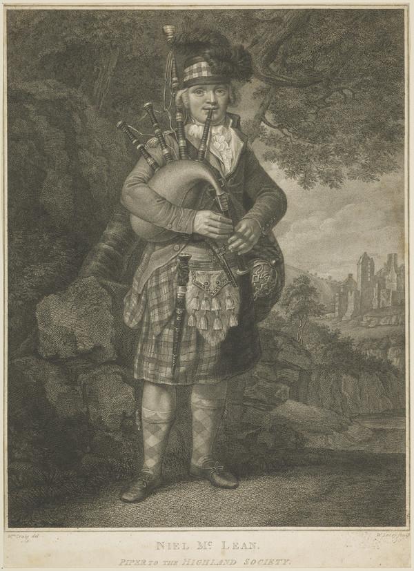 Neil MacLean, active from about 1781. Piper to the Highland Society by ...