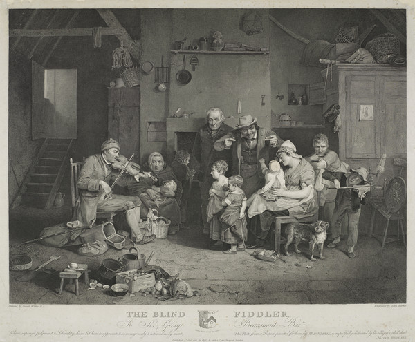 The Blind Fiddler by John Burnet | National Galleries of Scotland