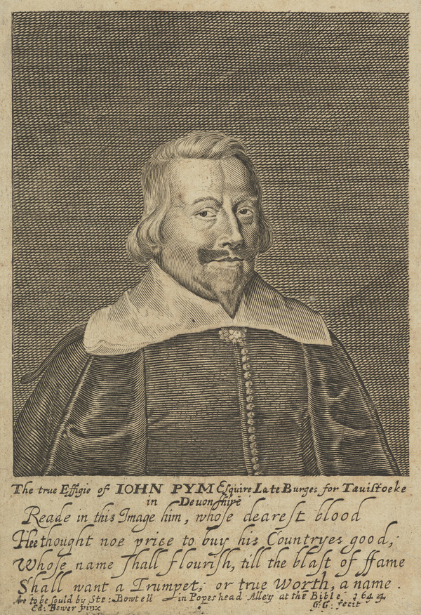 John Pym, 1584 - 1643. Member of Parliament for Tavistock | National ...