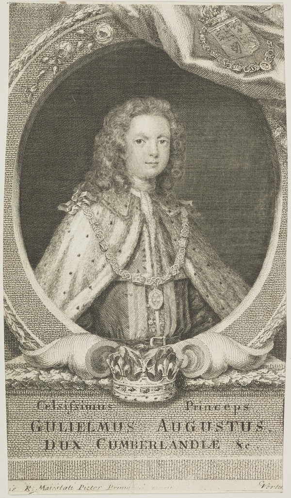 William Augustus, Duke of Cumberland, 1721 - 1765. Youngest son of ...