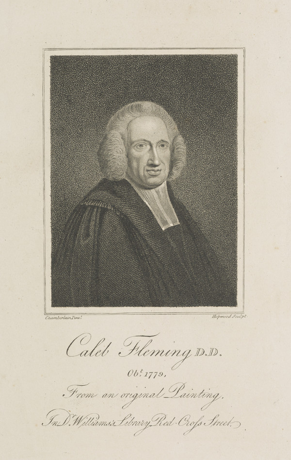 Caleb Fleming, 1698 - 1779. Presbyterian minister and writer by James ...