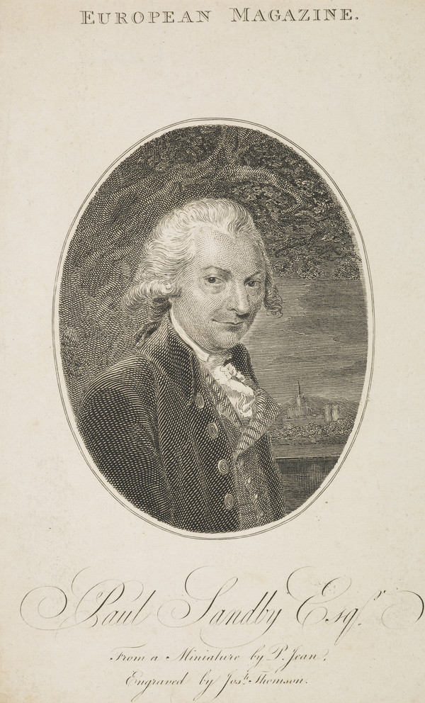 Paul Sandby, 1731 - 1809. Watercolour painter by Joseph Thomson ...