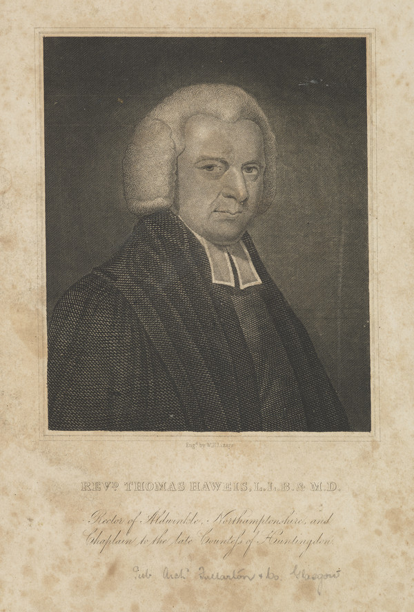 Rev. Thomas Haweis, 1734 - 1820. Rector of Aldwinkle by William Home ...