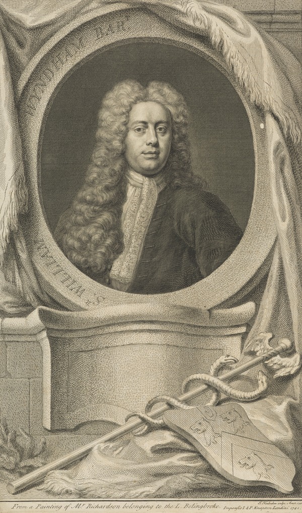 The Right Honourable William Wyndham, 1687 - 1740. Chancellor of the ...