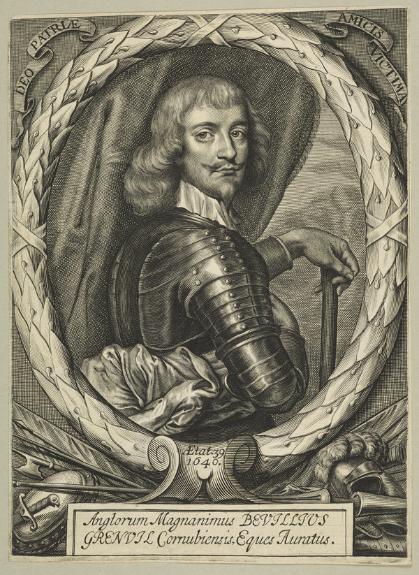 Sir Bevil Granville, 1596 - 1643. Royalist by William Faithorne ...