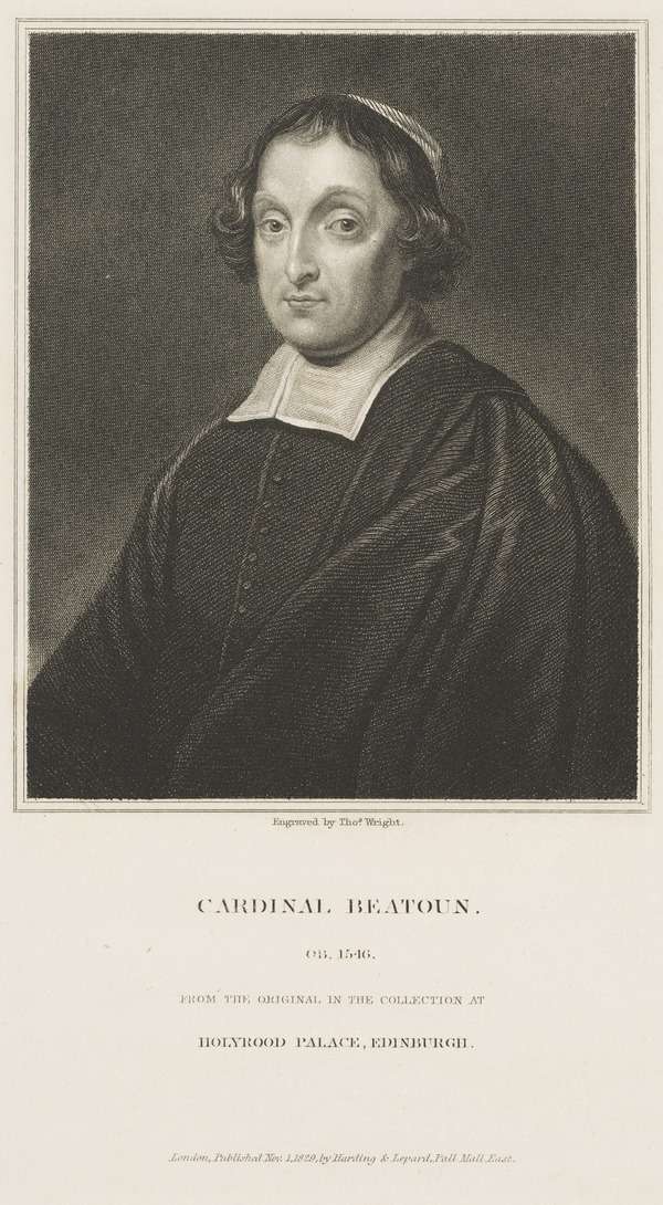 David Beaton, Cardinal Archbishop of St Andrews, 1494 - 1546 | National ...