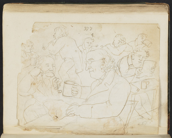 Men drinking by James Howe | National Galleries of Scotland