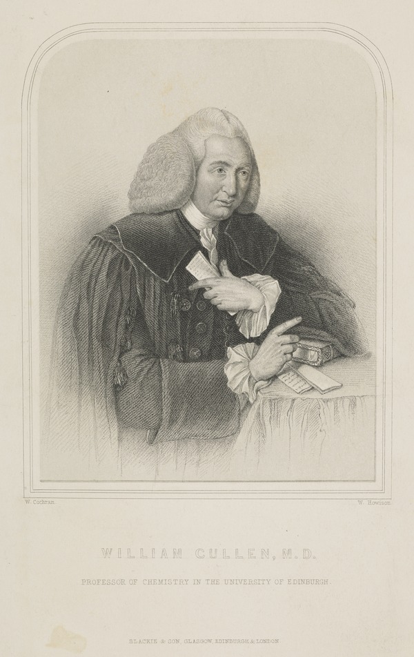William Cullen, 1710 - 1790. Chemist and physician by William Howison ...