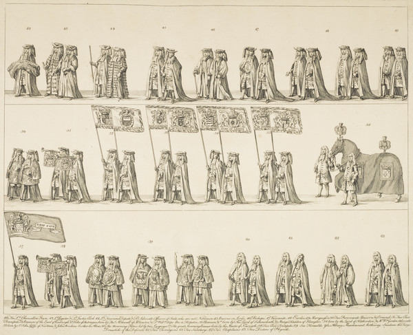 Funeral Procession of John Leslie, 7th Earl and 1st Duke of Rothes ...