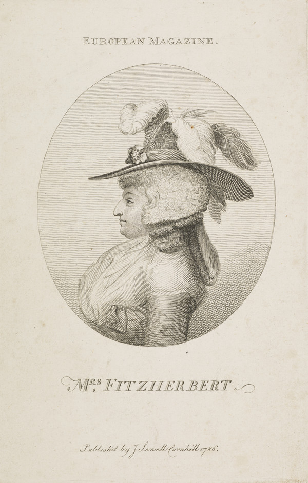 Maria Anne Fitzherbert, 1756 - 1837. Wife of Thomas Fitzherbert of ...