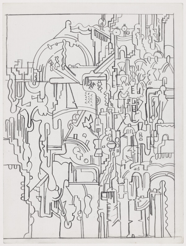 Study for Cleish Castle Ceiling Panel by Eduardo Paolozzi | National ...