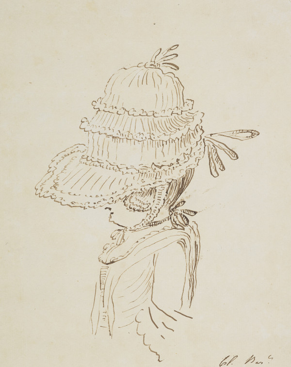 Woman Wearing a Fancy Bonnet by George Clerk | National Galleries of ...