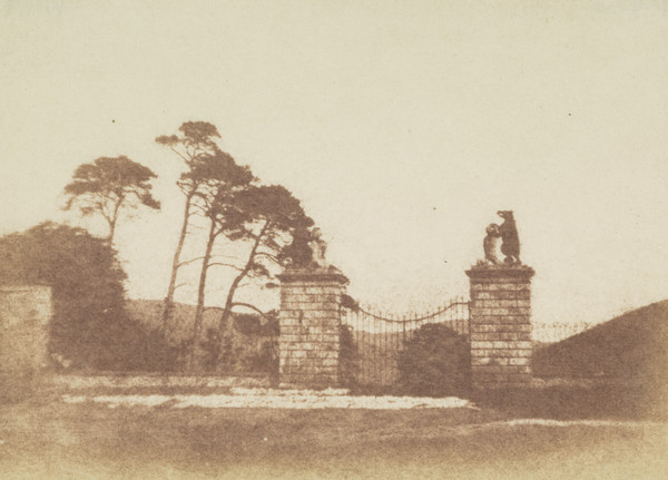 'Yetts of Traquair', the gates in the park of Traquair House which are ...