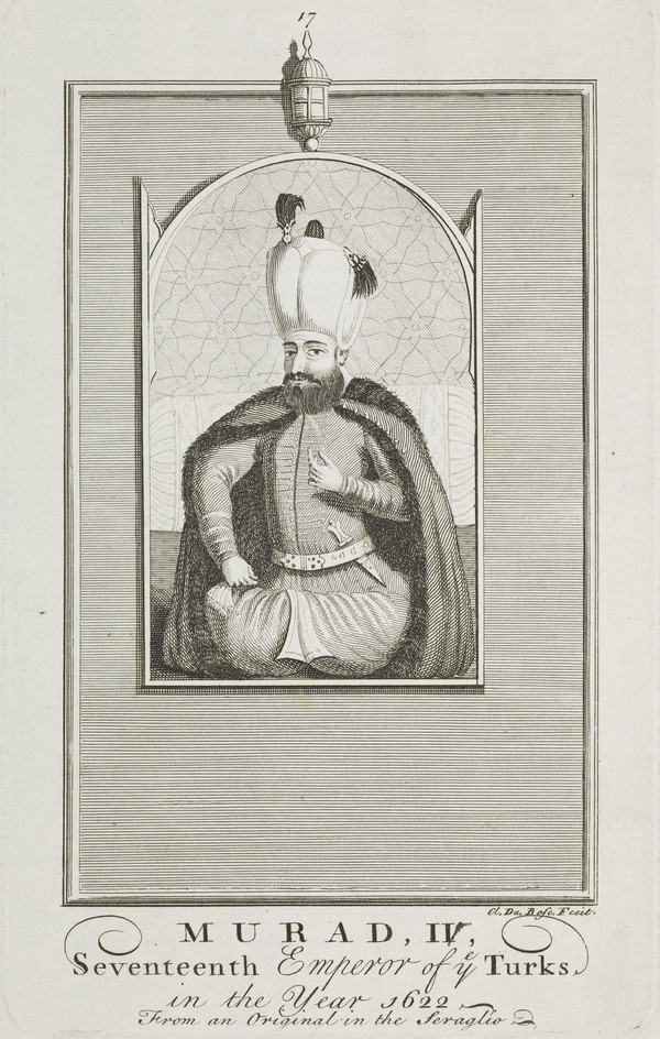 Amurath IV (Murad), 1610 - 1640. 17th Emperor of the Turks by Claude du ...