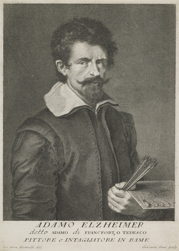 Portrait of Adam Elsheimer, 1578 - 1610. Artist by Johann Jakob Frey ...